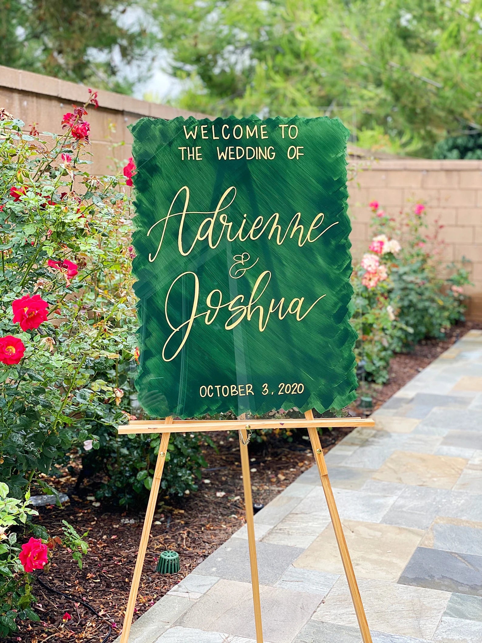 Welcome Sign – SJ Letter Co