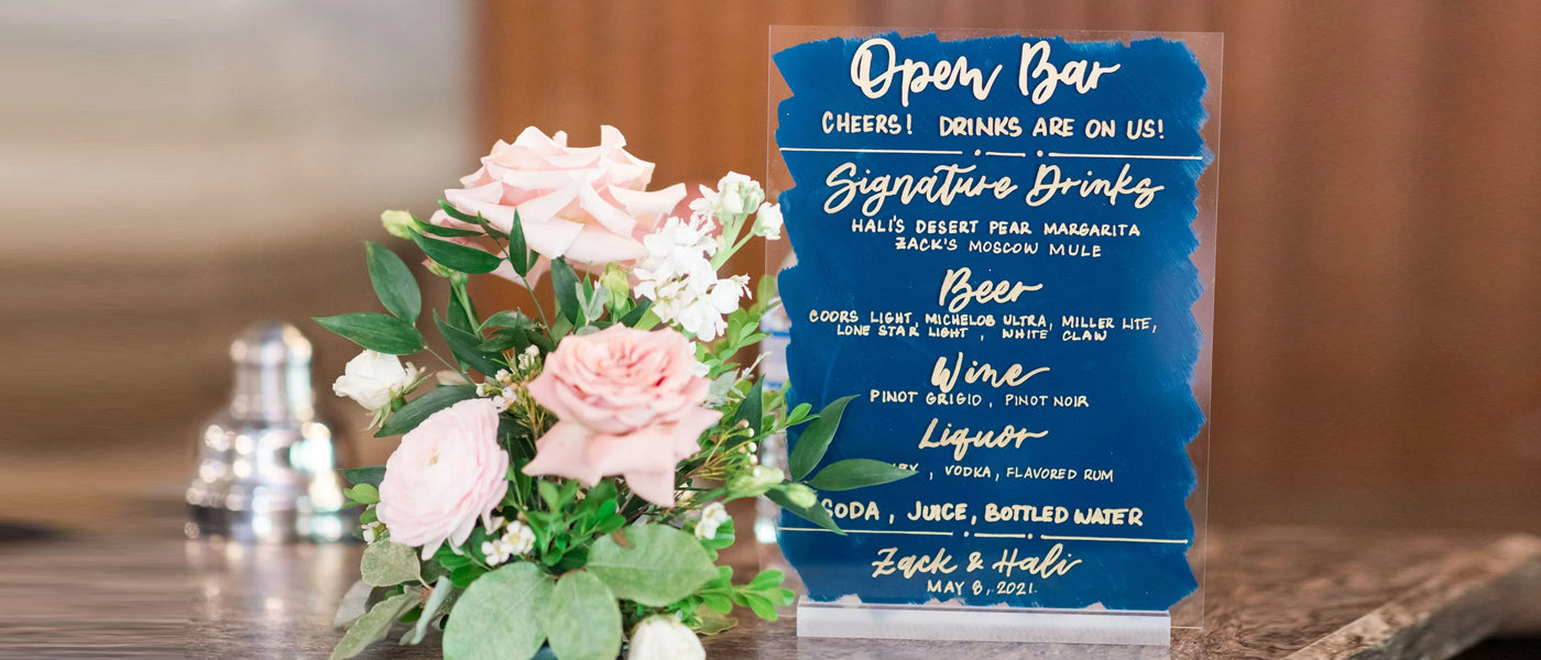 Custom Event Signage and Personalized Wedding Signs Birthday Signs – SJ ...